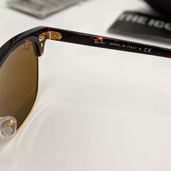 Ray-Ban | Accessories | Rayban Clubmaster Browntortoise | Poshmark